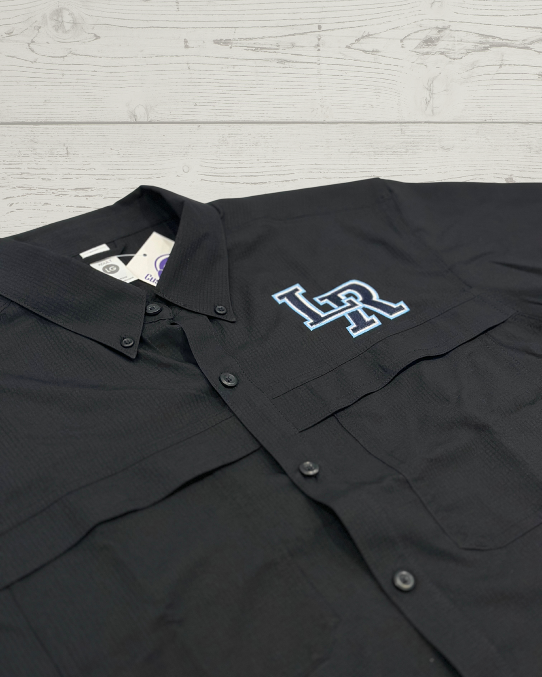 Baw LR Black Fishing Shirt – Two Brand It